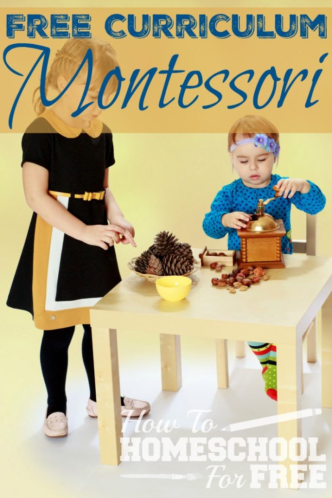 Free Montessori Curriculum for Preschoolers and Kindergarteners