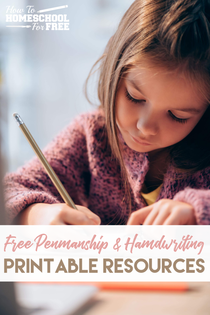 FREE Penmanship/Handwriting Practice & Printable Resources! » How To ...